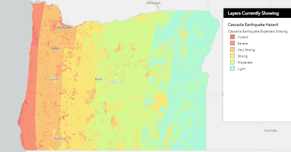 Expected Impacts: Oregon – Surviving Cascadia